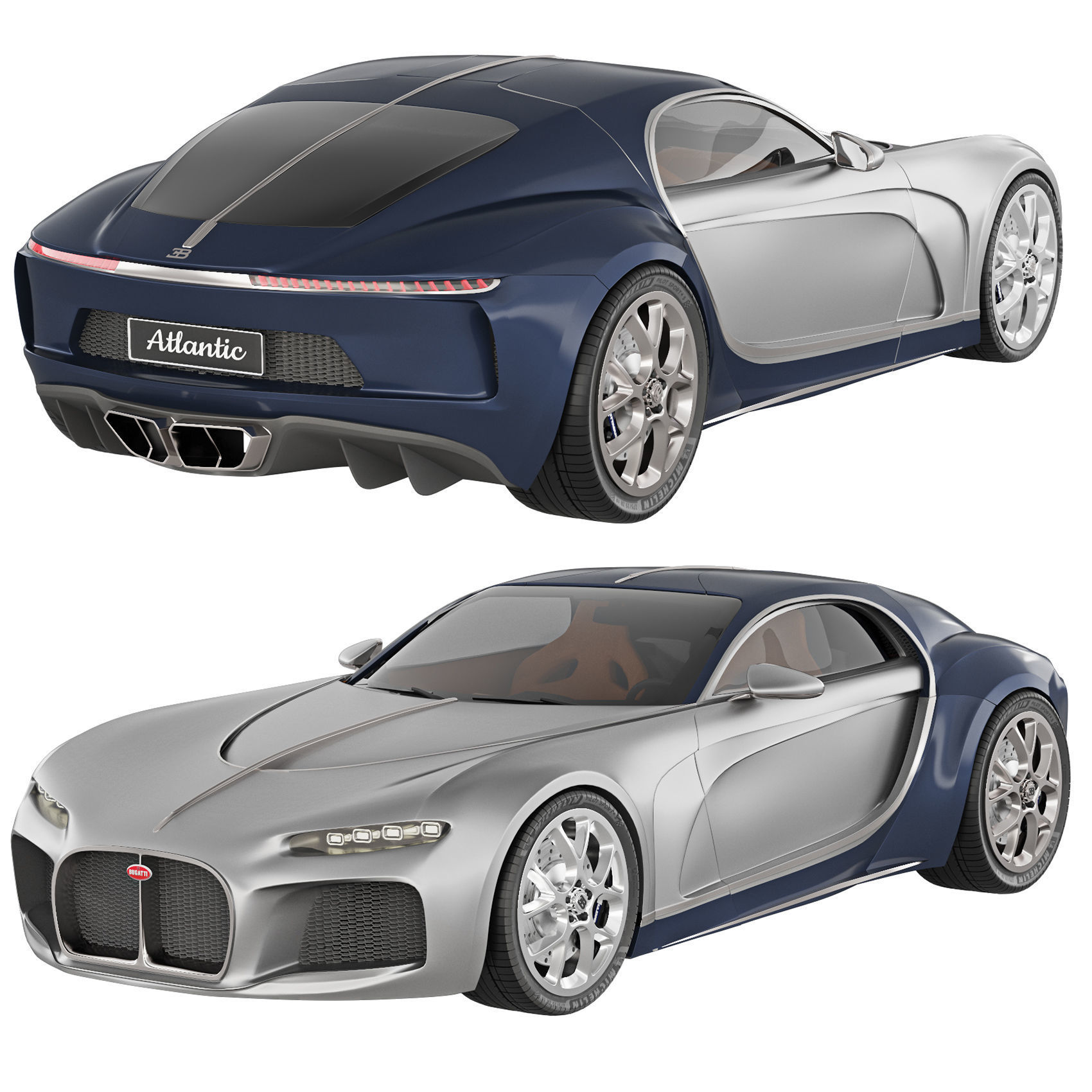 Bugatti Atlantic 2020 3D model | CGTrader
