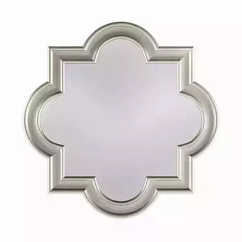 Desma champagne accent mirror 3D model | CGTrader