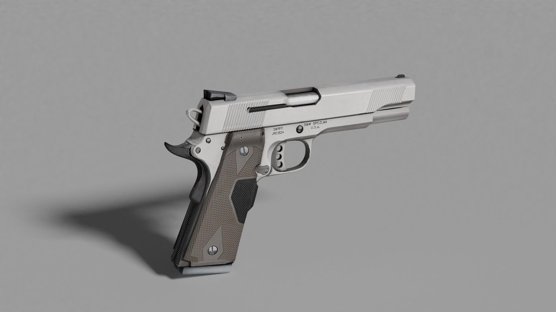 3D gun with animation | CGTrader