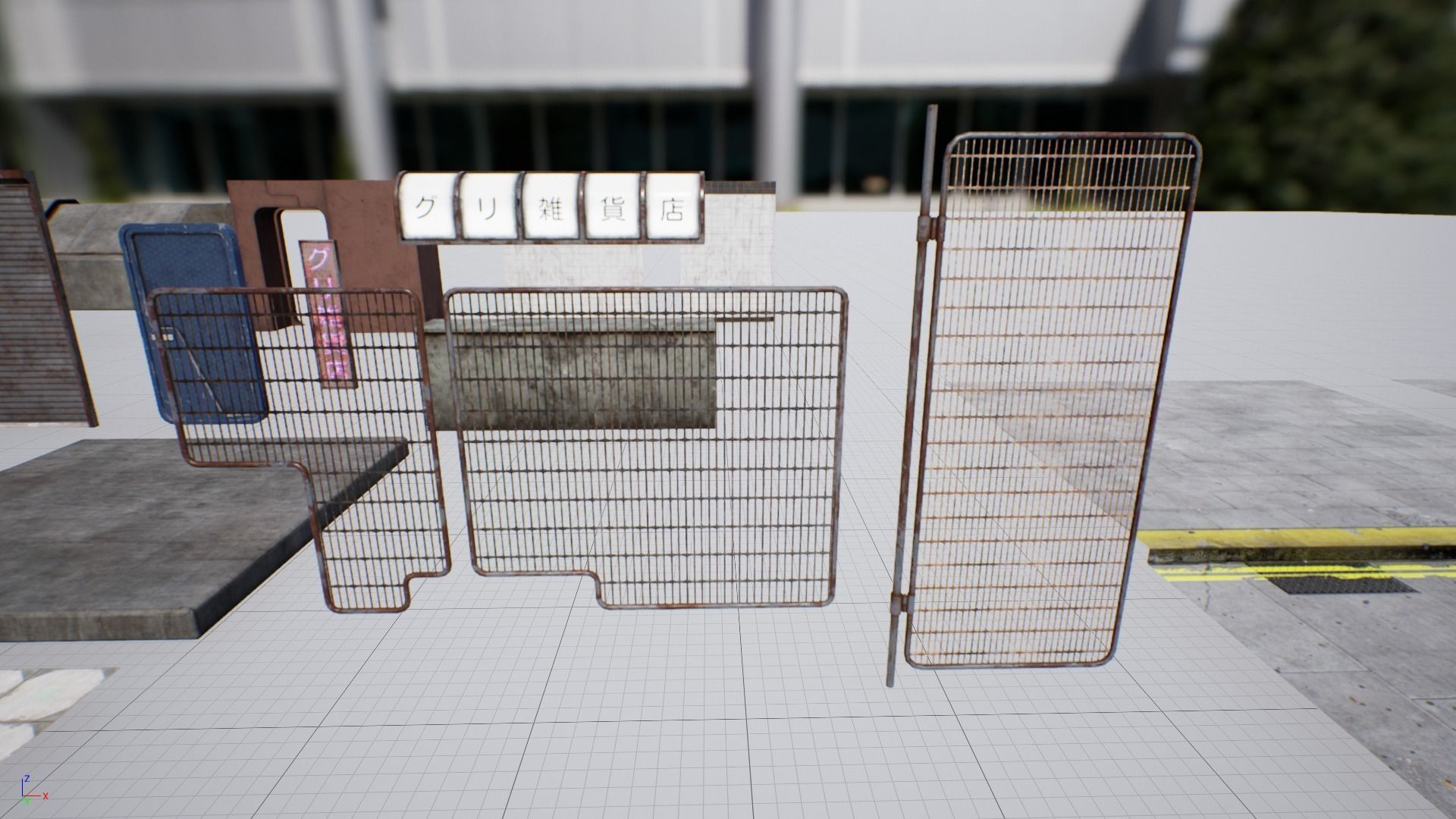 3D model Game Ready Mini Cyberpunk Prop Pack UE4 VR / AR / low-poly ...