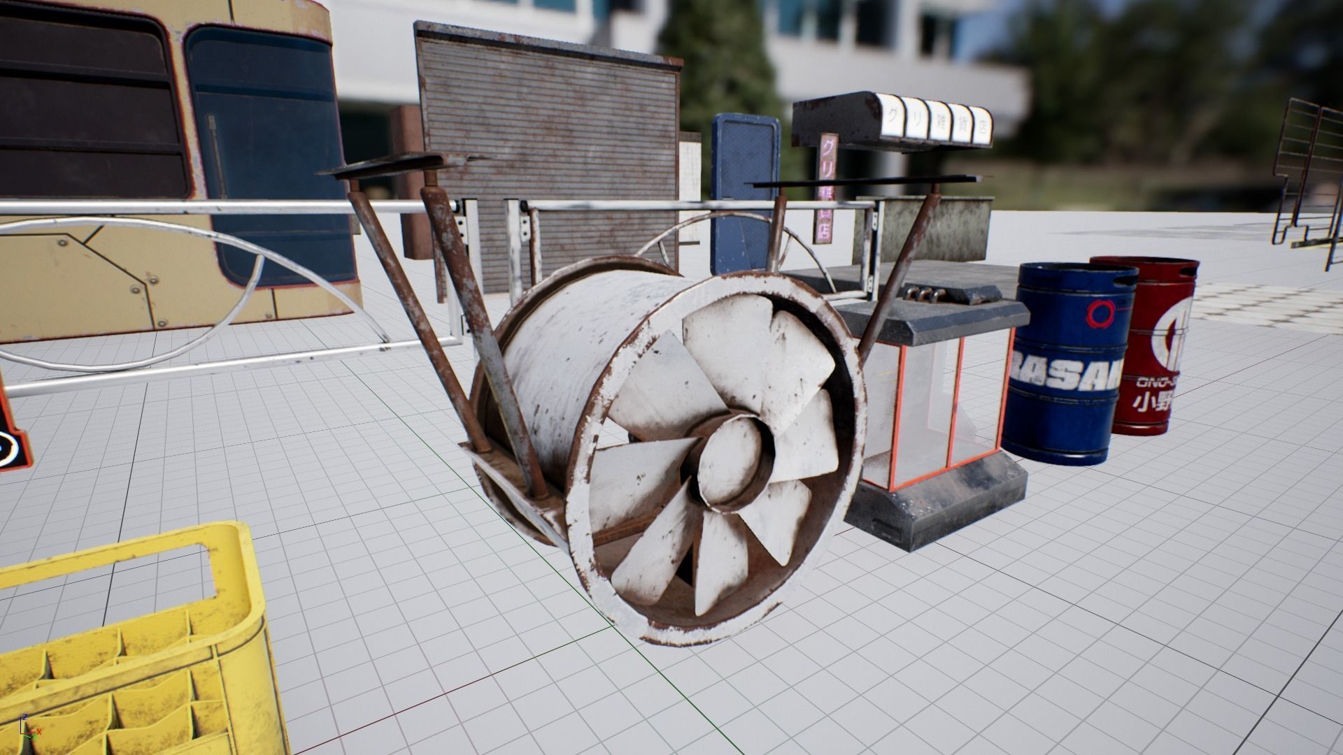 3D model Game Ready Mini Cyberpunk Prop Pack UE4 VR / AR / low-poly ...