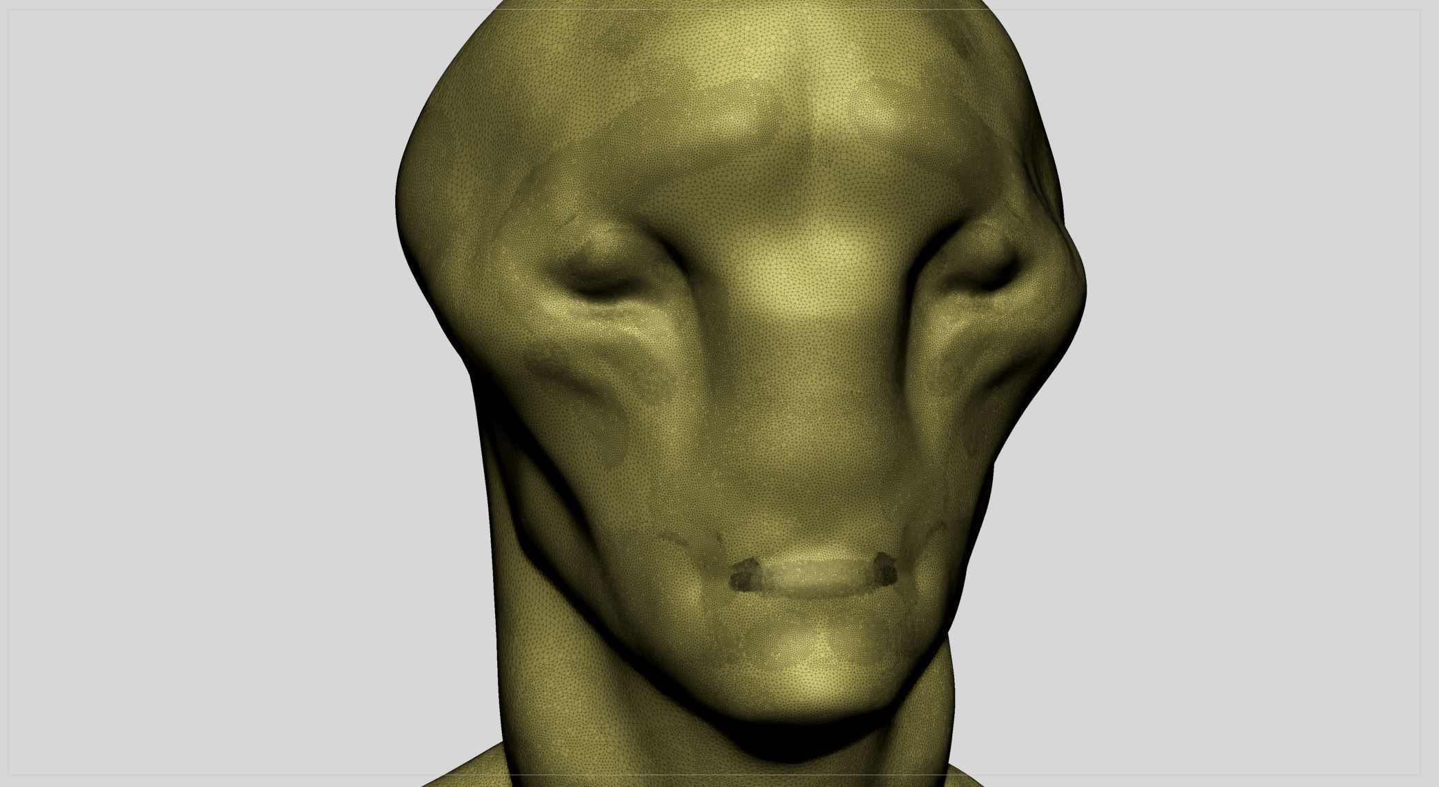 Creature Head Base 3D model | CGTrader