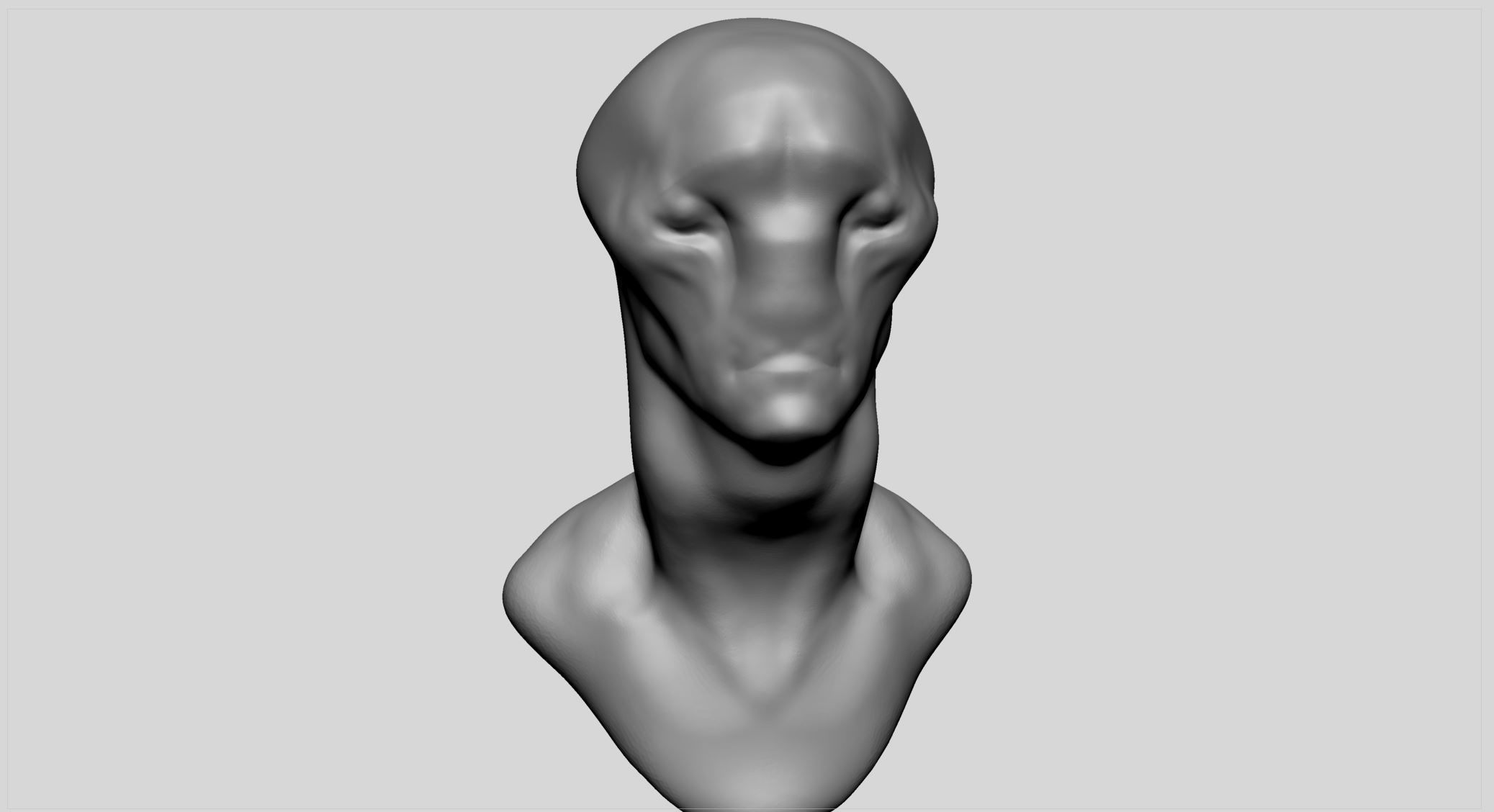 Creature Head Base 3D model | CGTrader