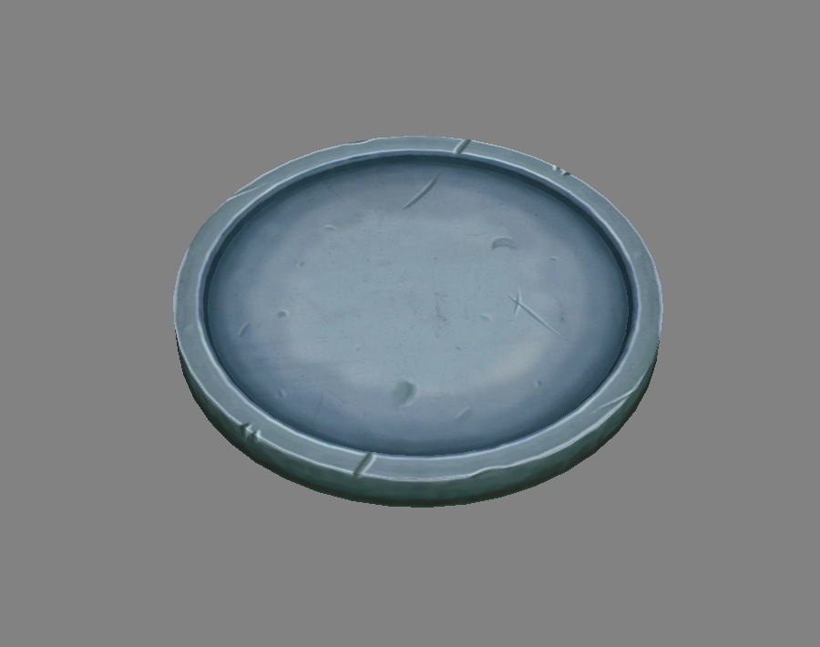 3D model Cartoon stone platform VR / AR / low-poly | CGTrader