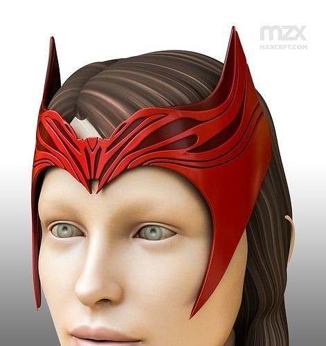 Scarlet Witch Tiara 3D model 3D printable | CGTrader