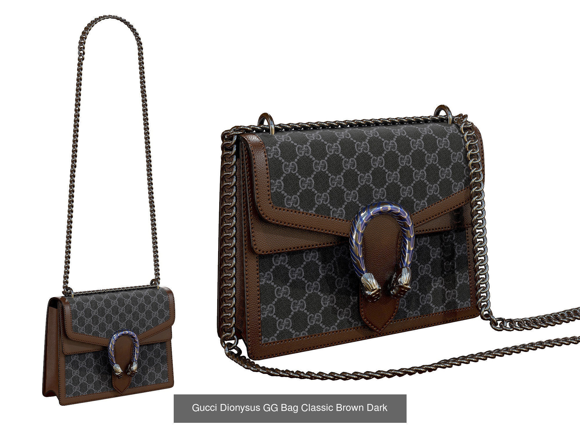 3D Model Collection Gucci Dionysus GG Bags VR / AR / low-poly | CGTrader