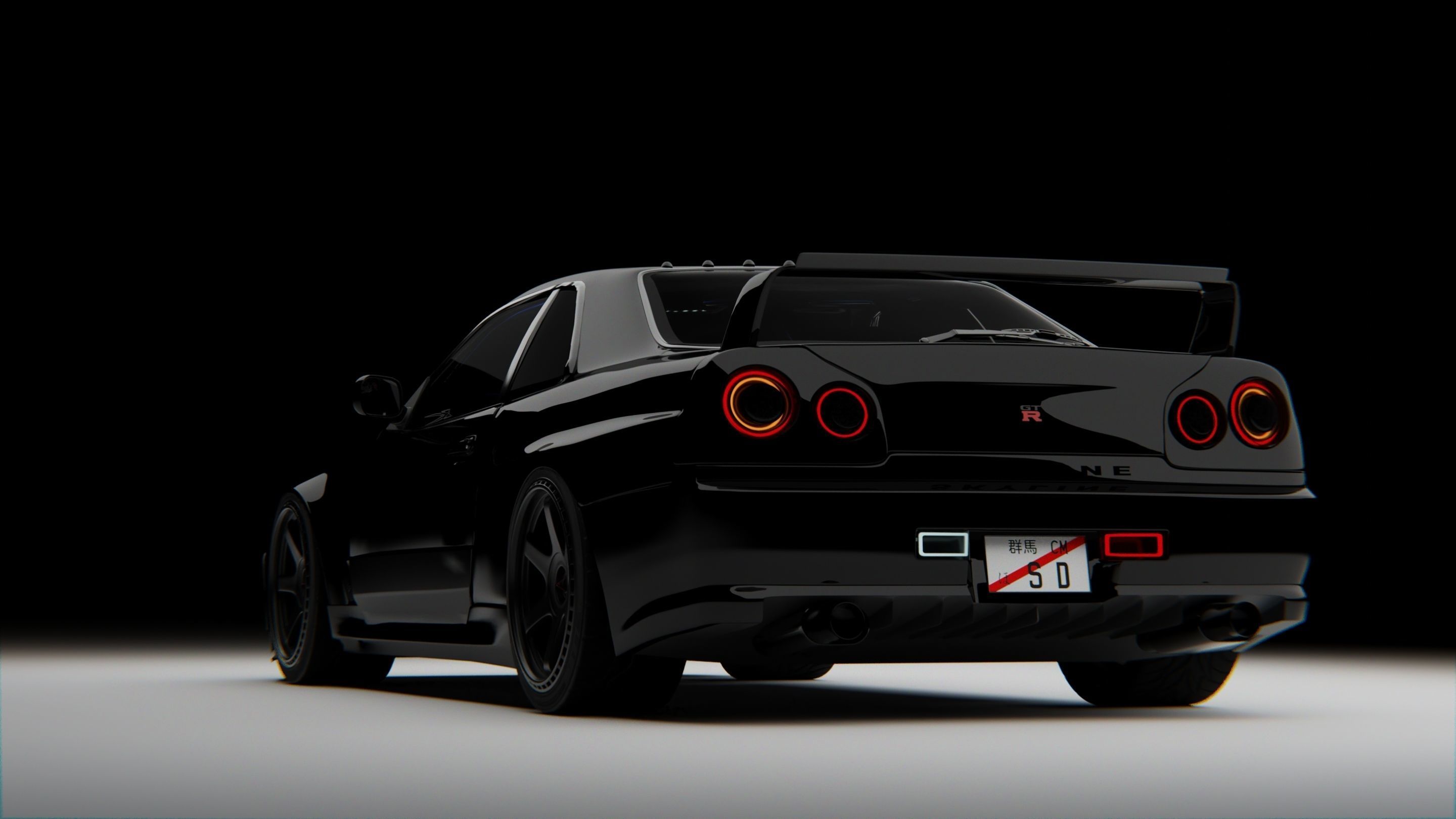 Nissan R34 Skyline Skyline twin Turbo 3D model | CGTrader