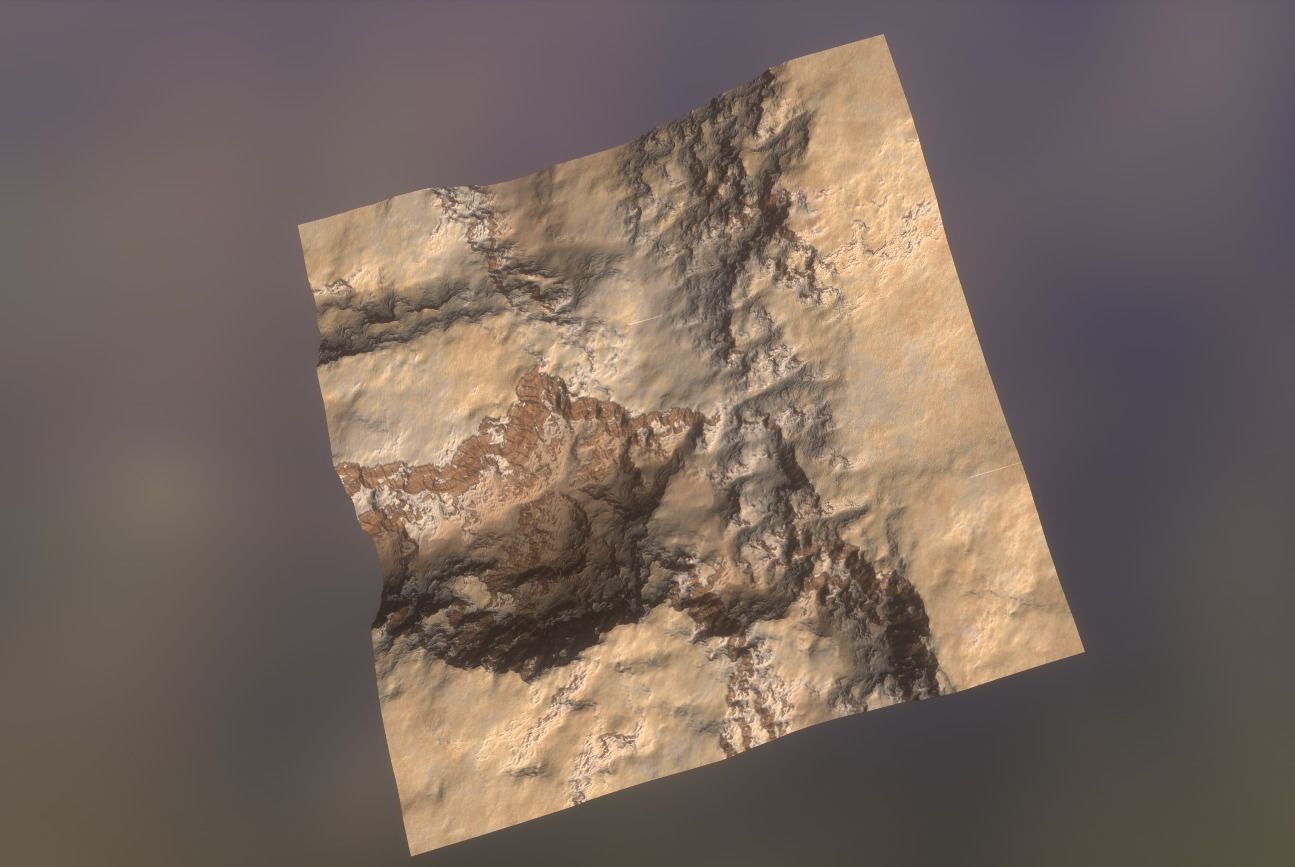 3D model Desert Biome 1 VR / AR / low-poly | CGTrader