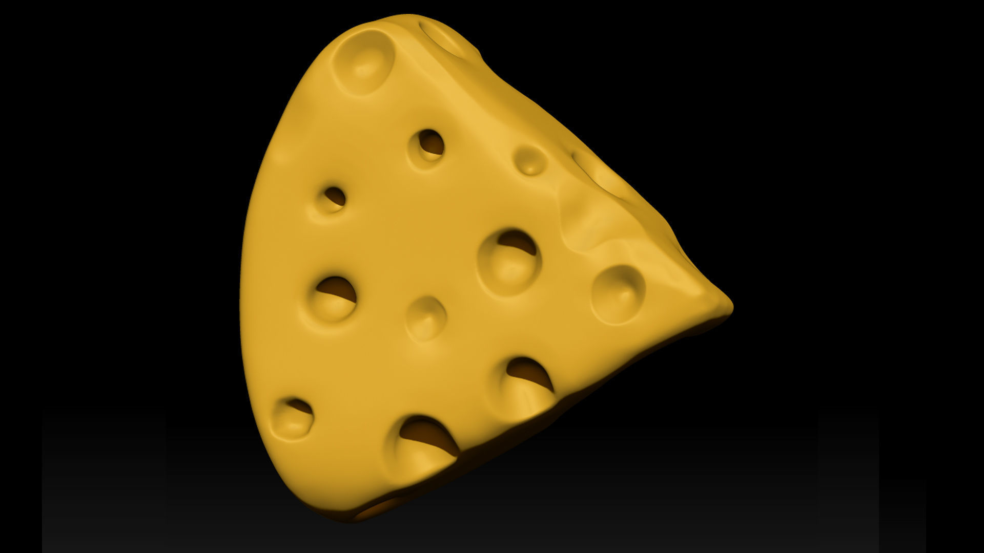 Cheese Cartoon 3d print 3D model 3D printable | CGTrader