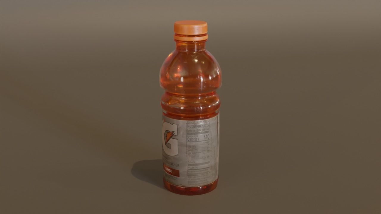 Gatorade Bottle - Beverage 3D model | CGTrader