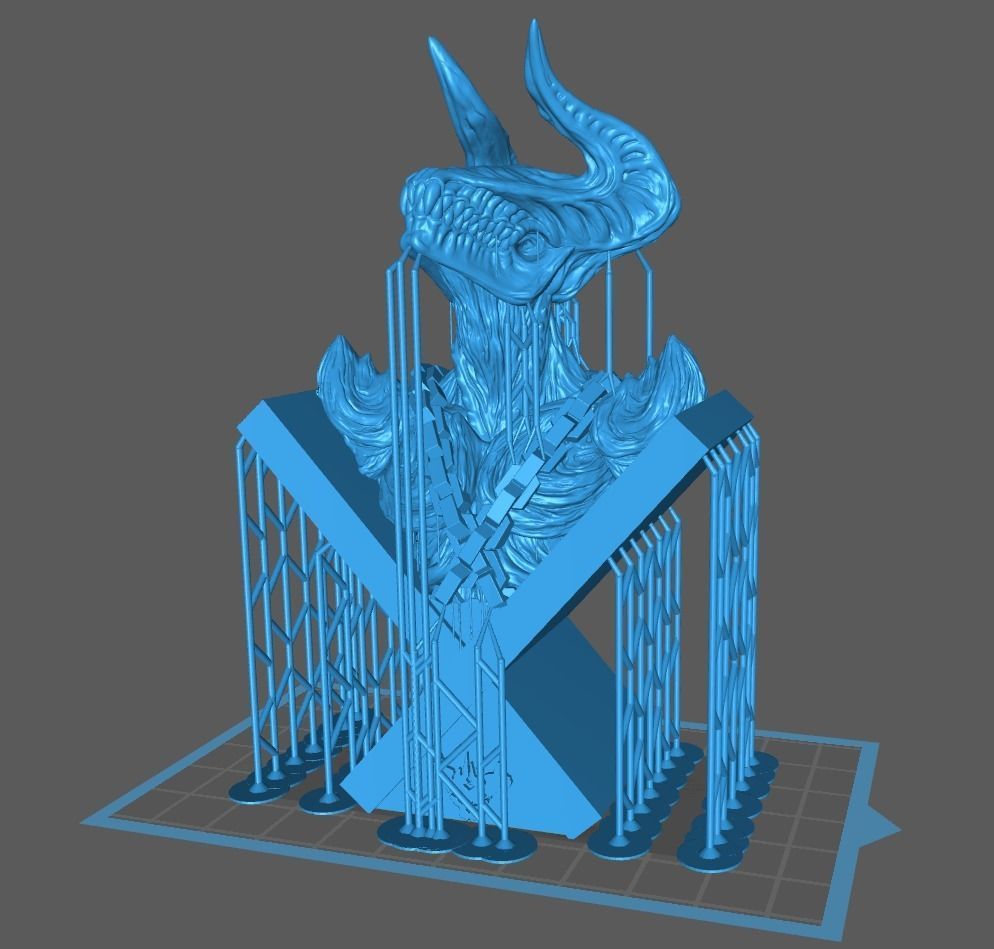 Surtr bust 3D model 3D printable | CGTrader