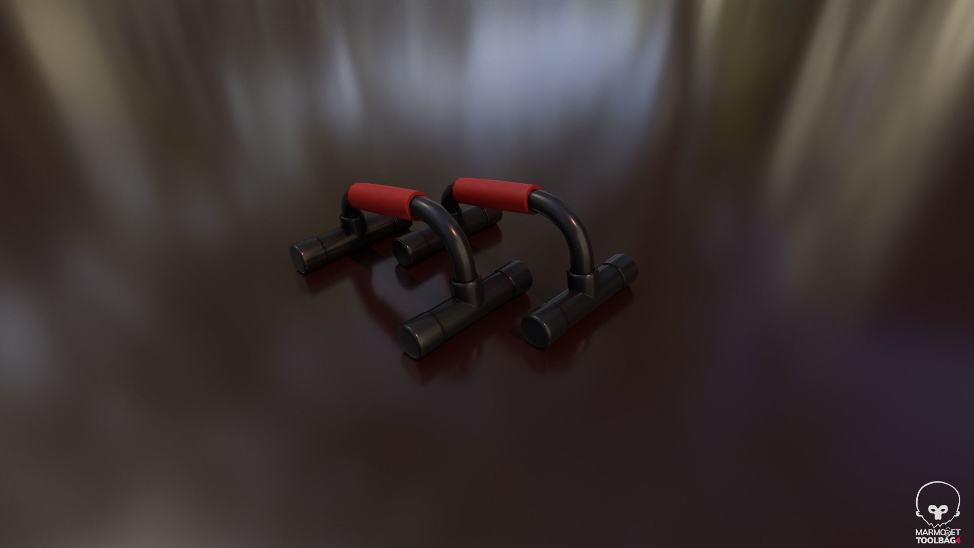 Push-Up Bar free VR / AR / low-poly 3D model | CGTrader