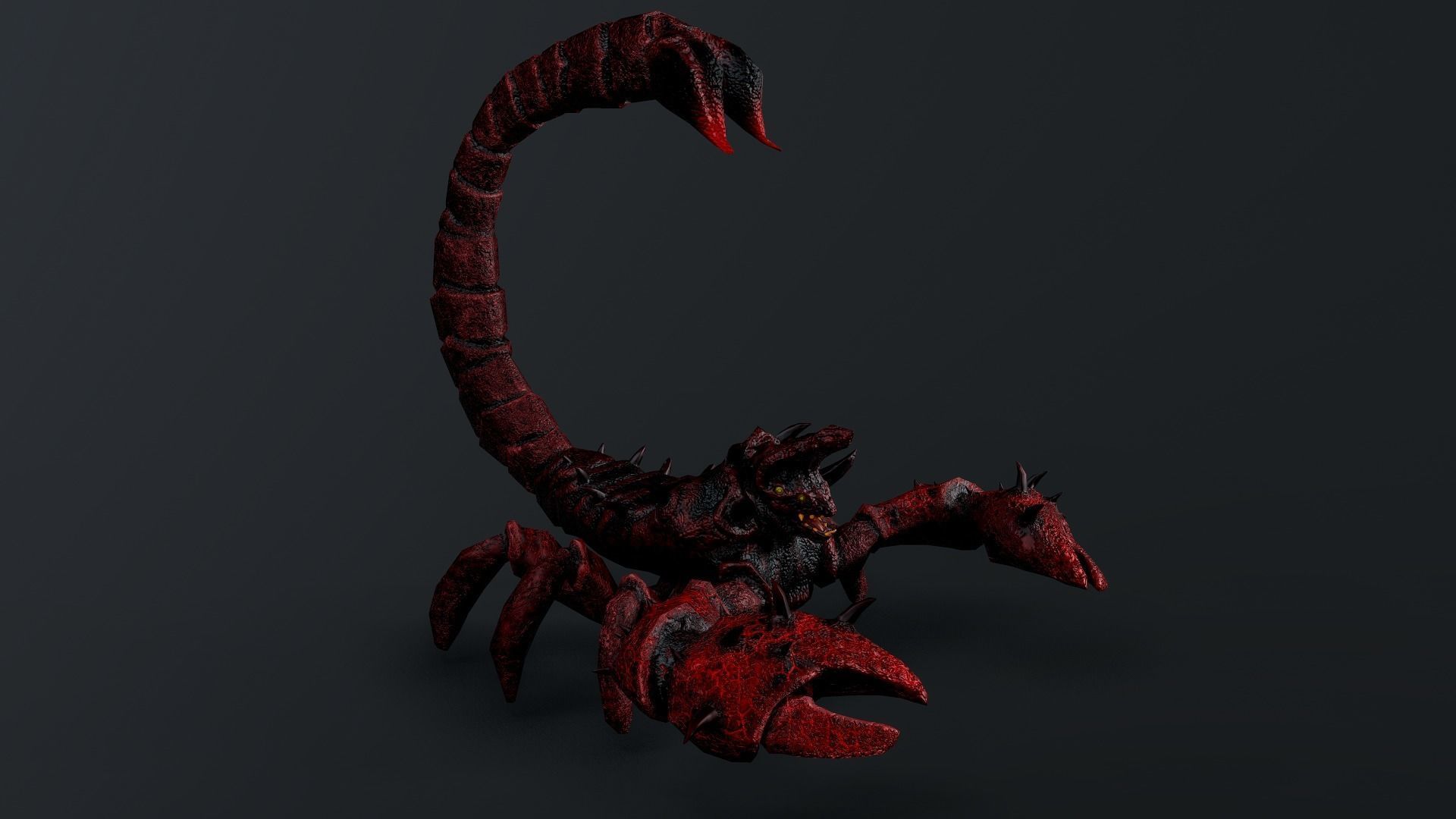 3D model Scorpion UE4 and Unity VR / AR / low-poly | CGTrader