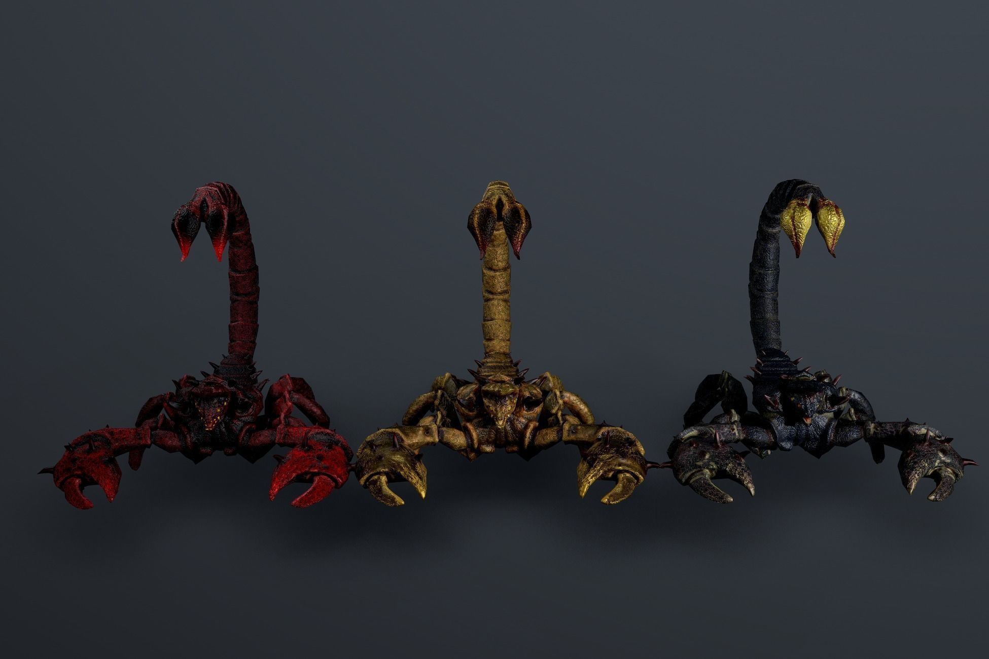 3D model Scorpion UE4 and Unity VR / AR / low-poly | CGTrader