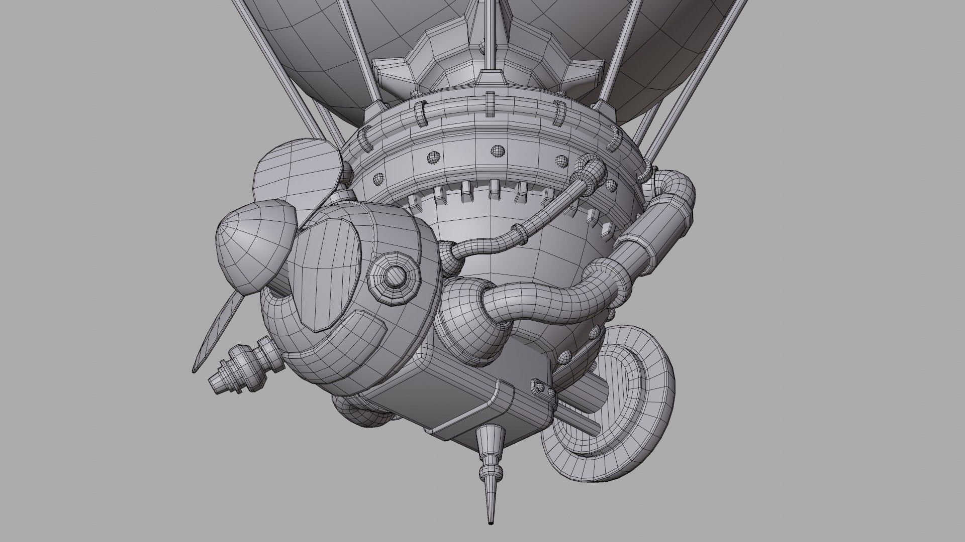 Steampunk Aerostat 3D model | CGTrader