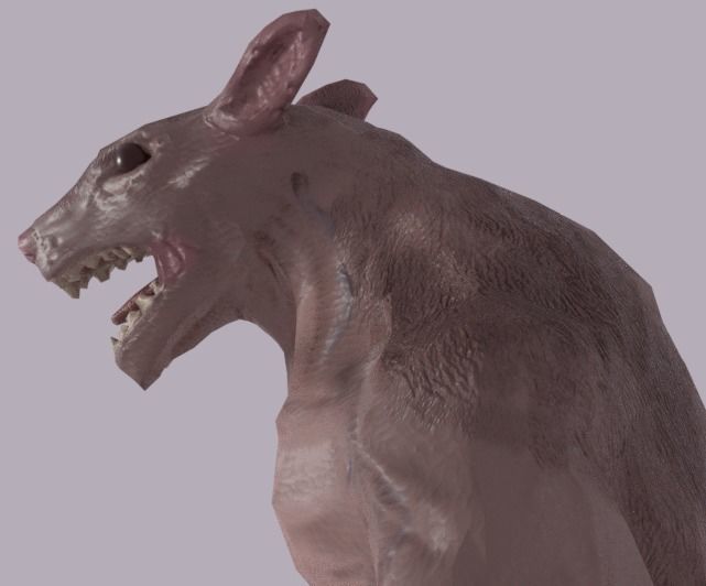 3D model Ratman creature that looks like rat VR / AR / low-poly | CGTrader