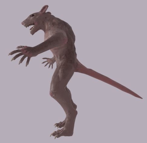 3D model Ratman creature that looks like rat VR / AR / low-poly | CGTrader