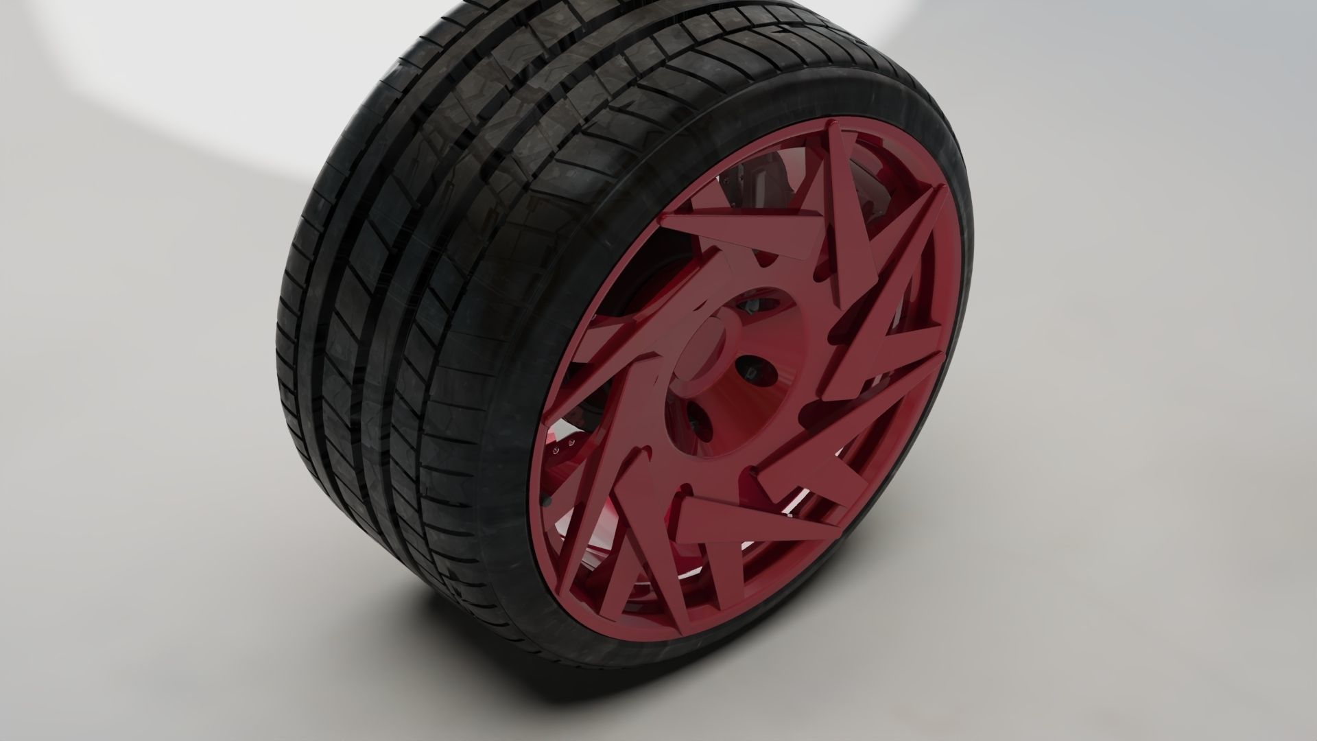Akida rims wheel auto garage tuning 3D model | CGTrader