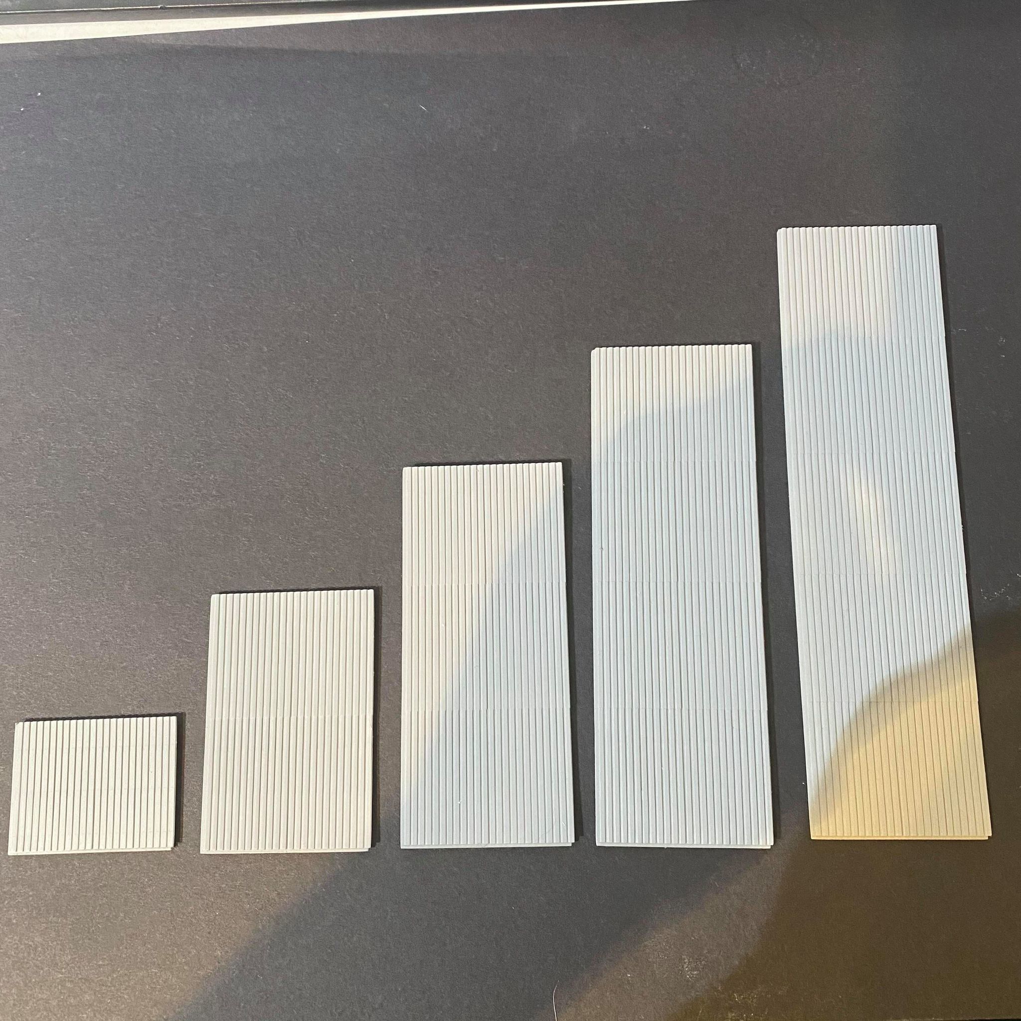 CORRUGATED PROFILE CLADDING SMALL 7MM SCALE MODEL RAILWAY 3D model 3D ...