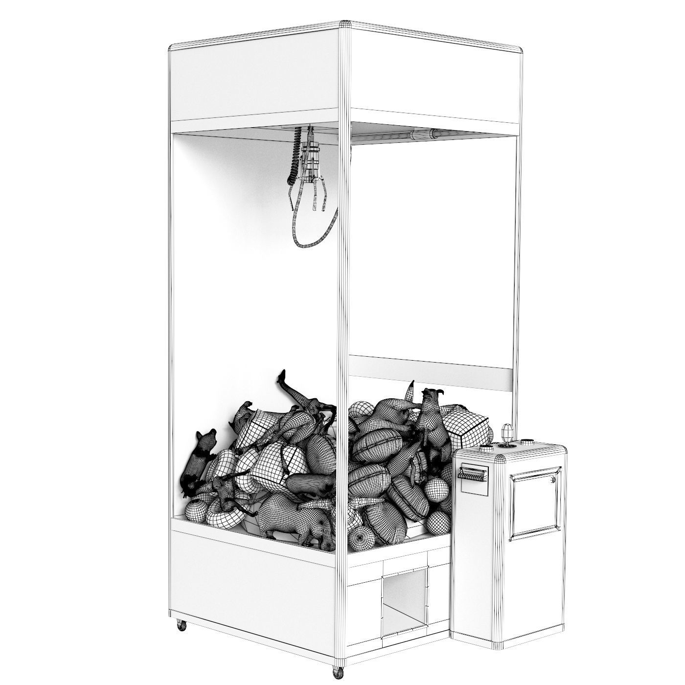 Claw vending machine 3D model | CGTrader