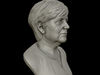 Angela Merkel 3D Portrait Sculpture 3D model 3D printable | CGTrader