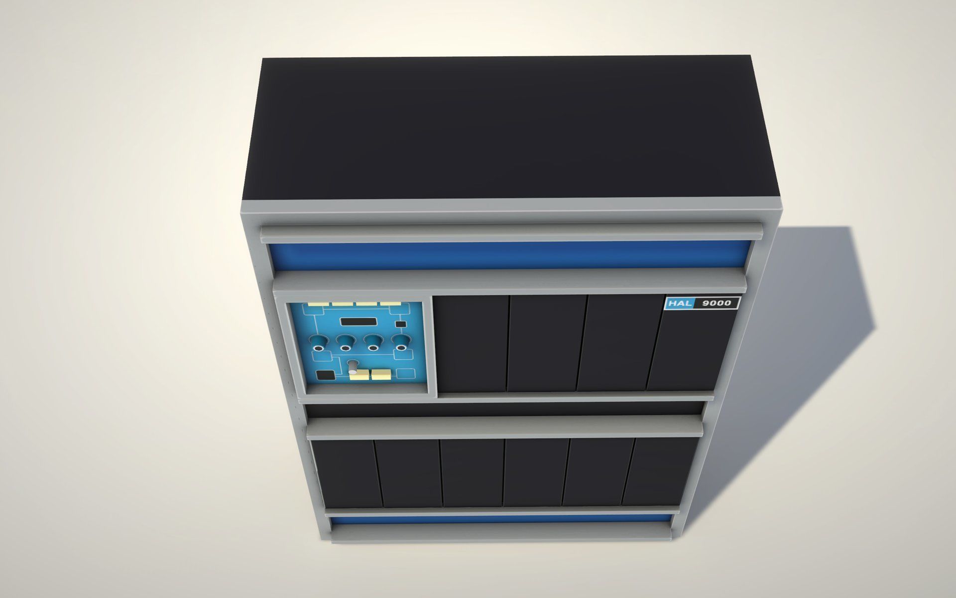 3D model Vintage Mainframe Computer VR / AR / low-poly | CGTrader