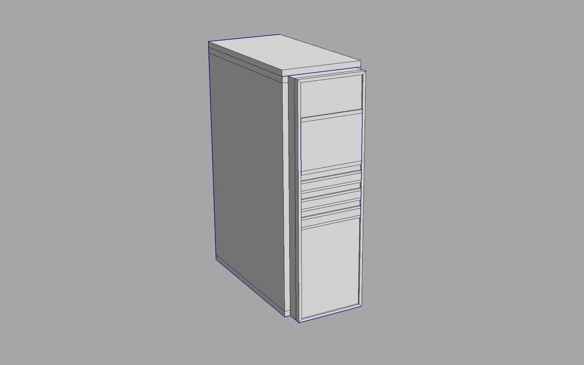 3D model Vintage Mainframe Computer - Electronic Data Processing VR ...