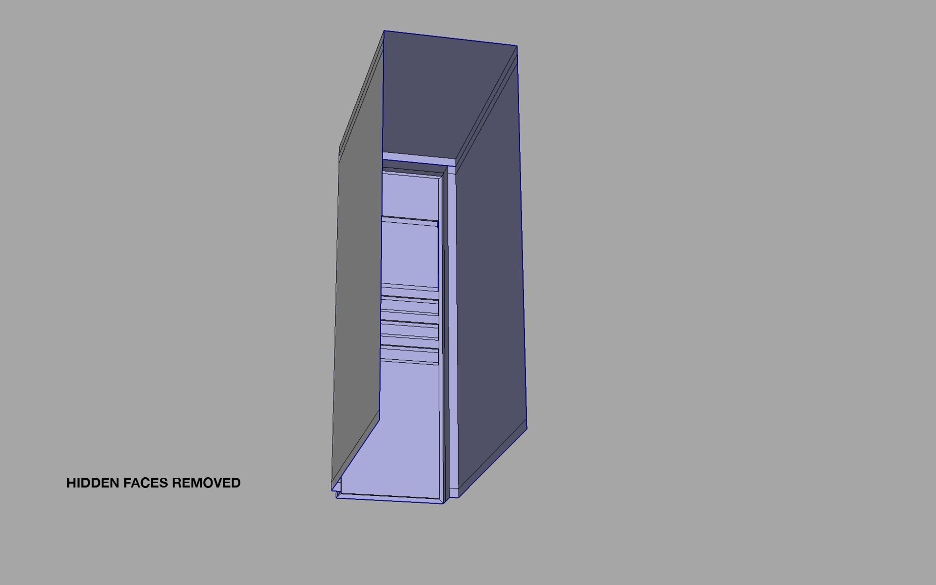 3D model Vintage Mainframe Computer - Electronic Data Processing VR ...