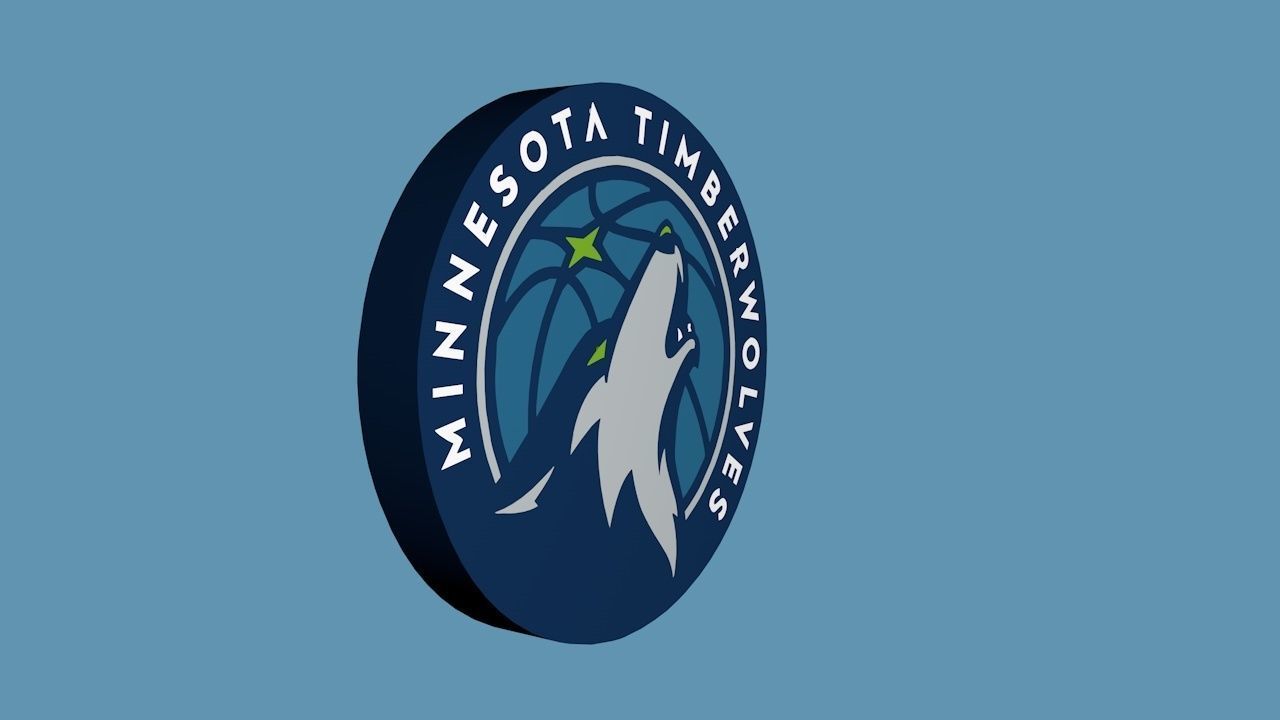Minnesota Timberwolves Team Logo 3D model | CGTrader