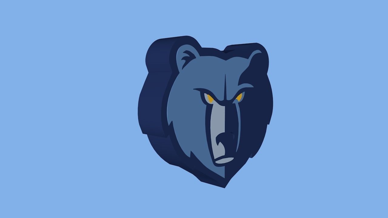 Memphis Grizzlies Team Logo 3D model | CGTrader