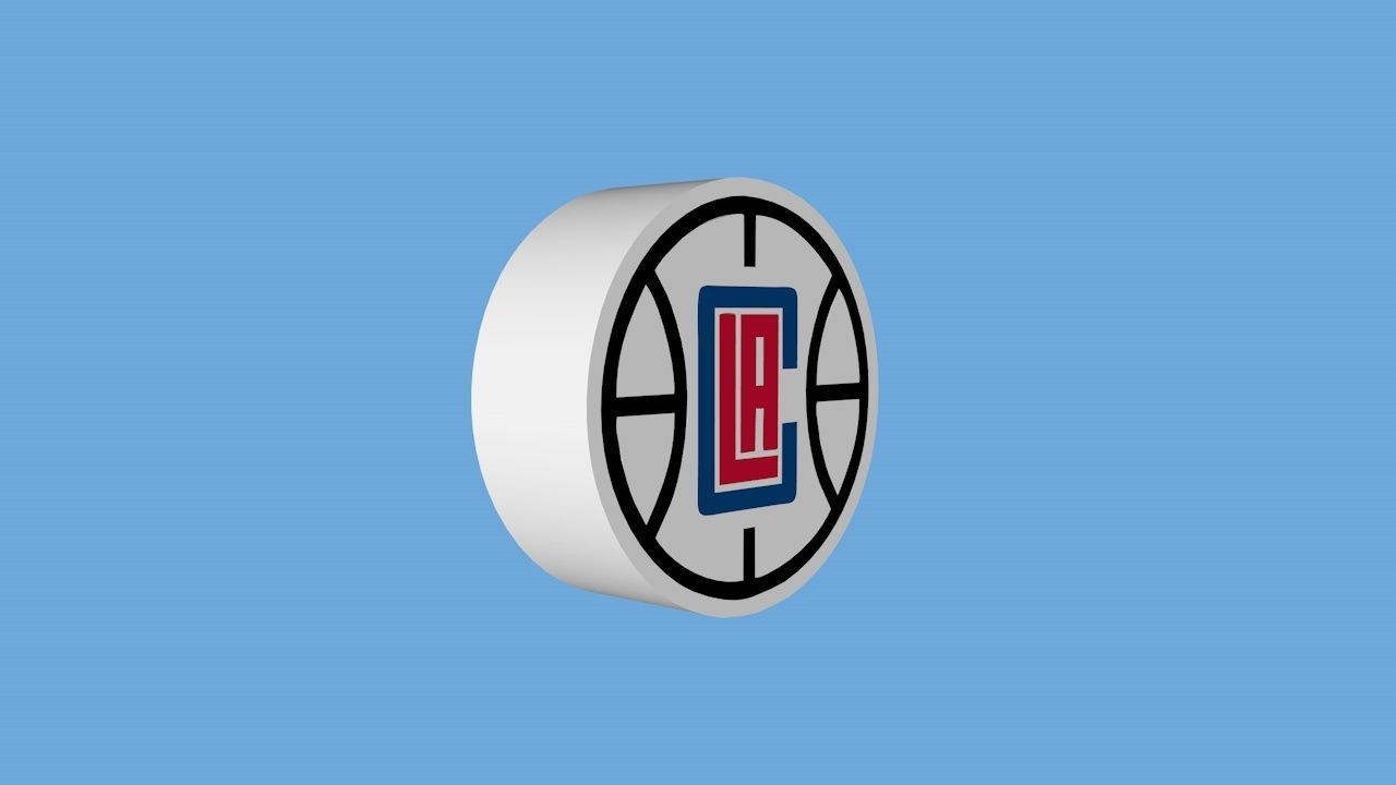Los Angeles Clippers Team Logo 3D model | CGTrader
