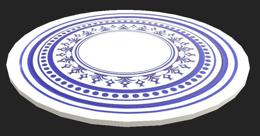 Ceramic Dish Plate free VR / AR / low-poly 3D model | CGTrader