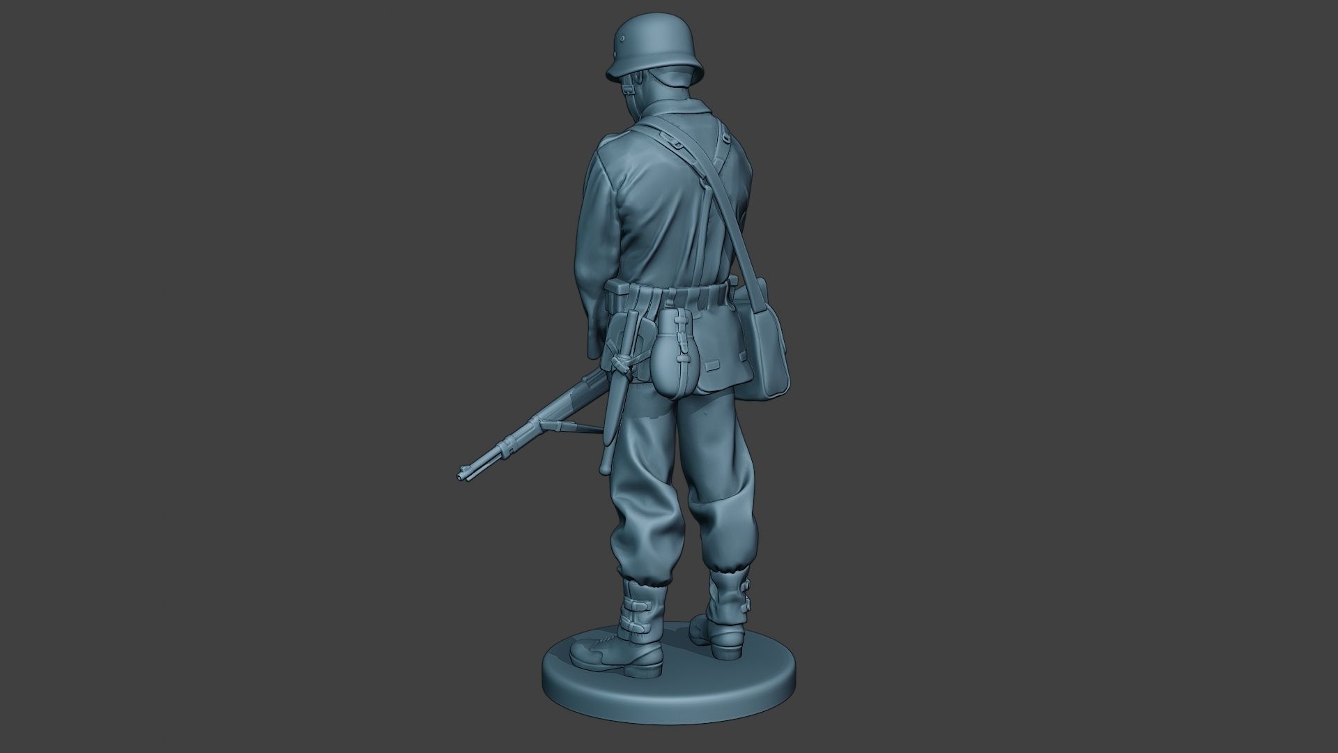 German soldier ww2 Praying2 G6 3D model 3D printable | CGTrader