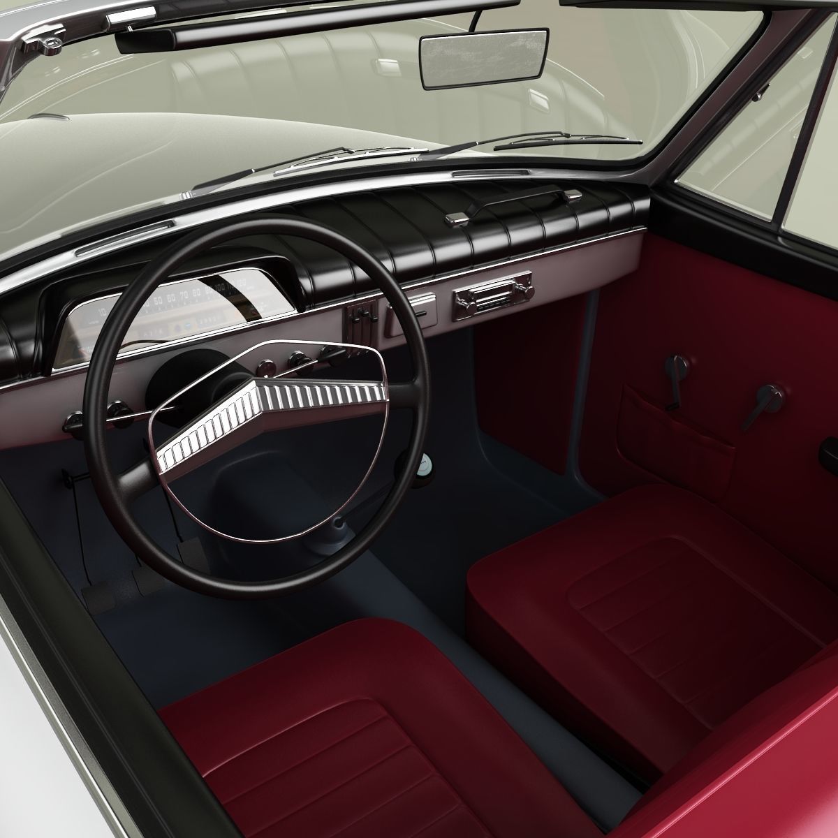 Volvo Amazon Convertible 3D model | CGTrader