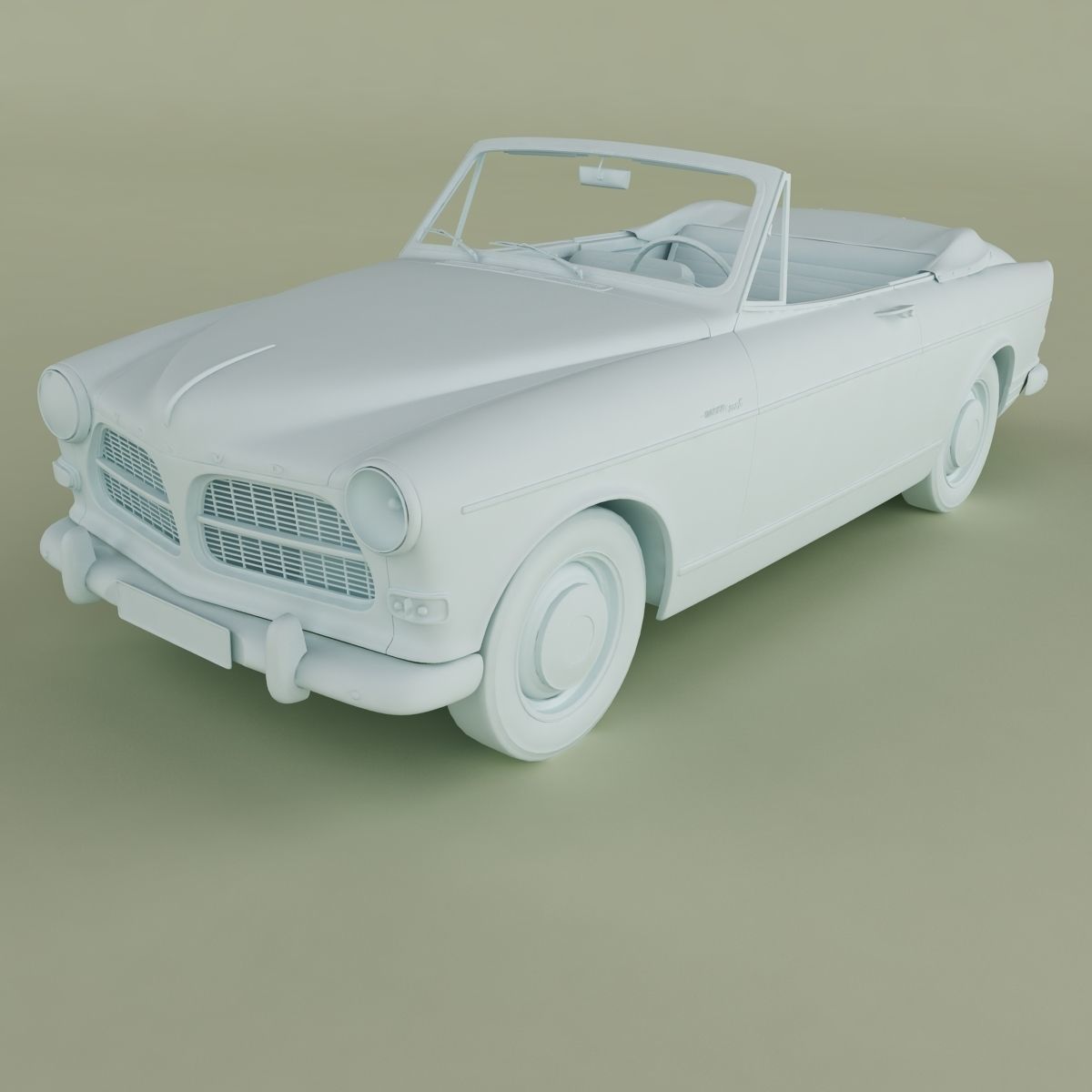 Volvo Amazon Convertible 3D model | CGTrader