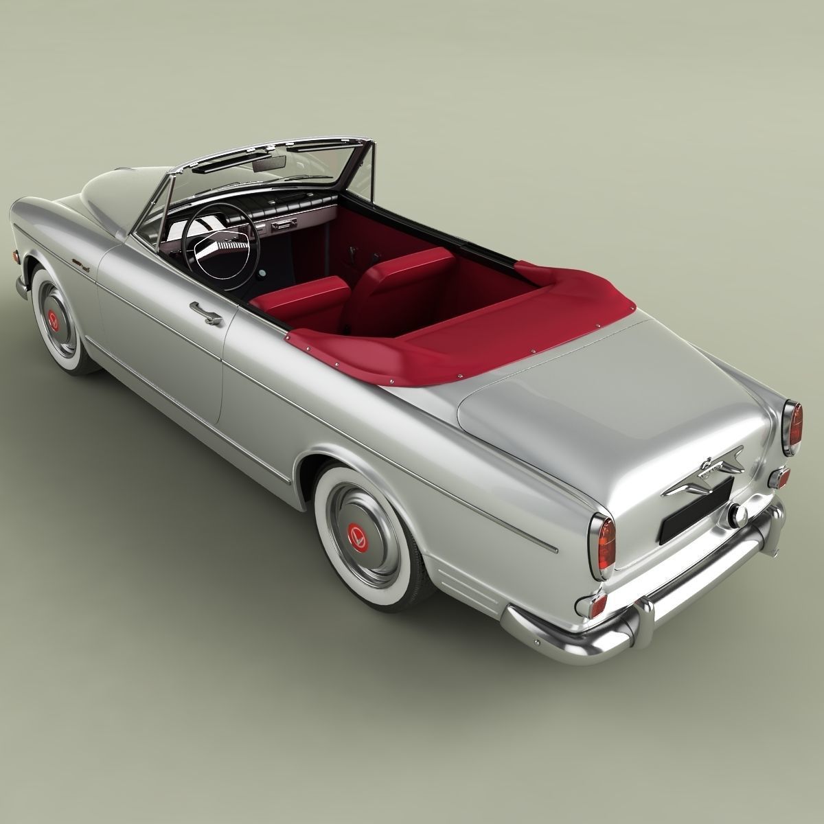 Volvo Amazon Convertible 3D model | CGTrader