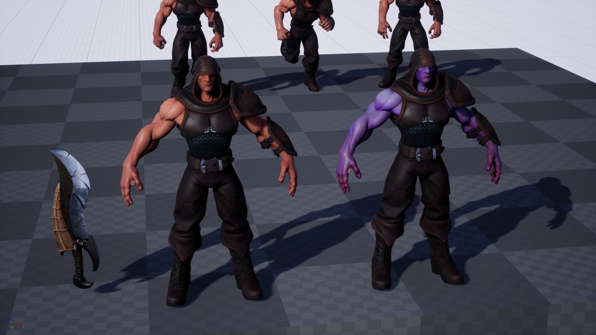 3D model Assassin - for Unreal Engine VR / AR / low-poly | CGTrader