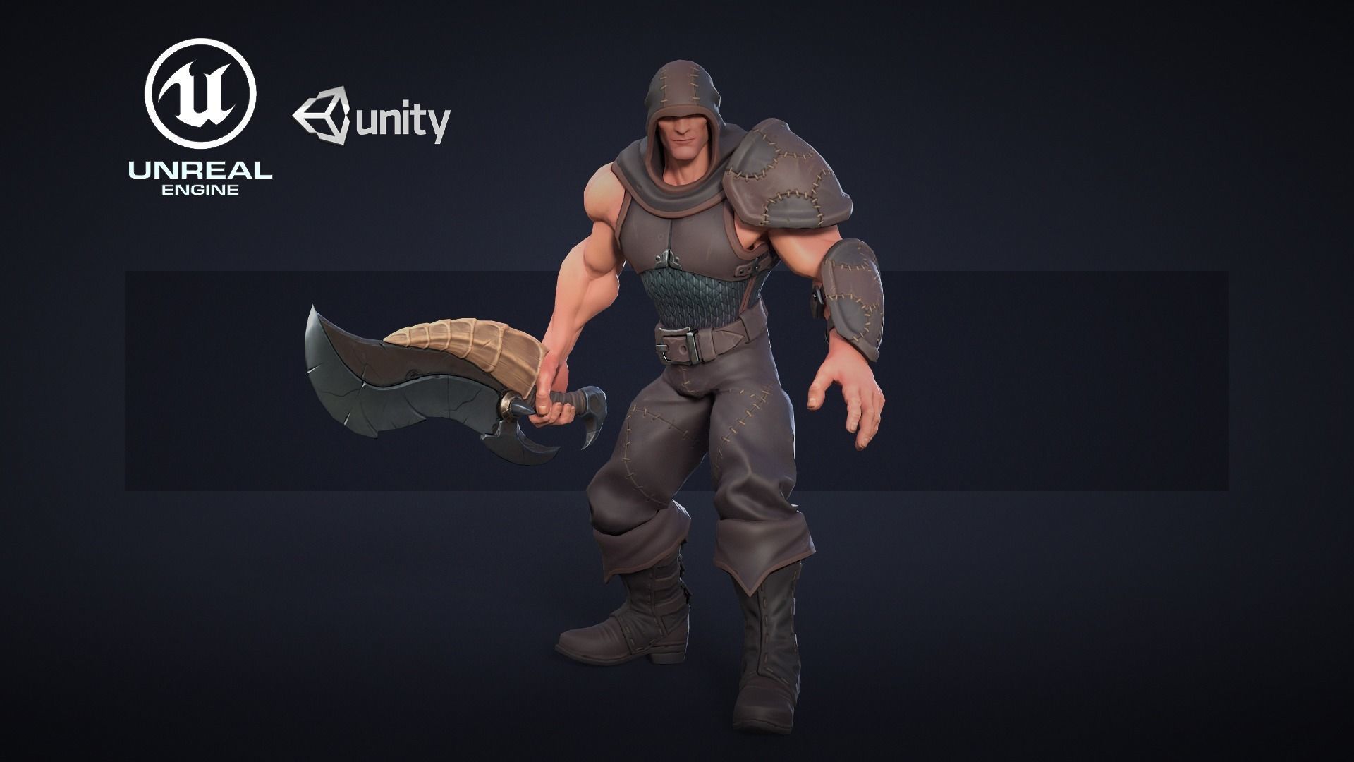 3D model Assassin - for Unreal Engine VR / AR / low-poly | CGTrader
