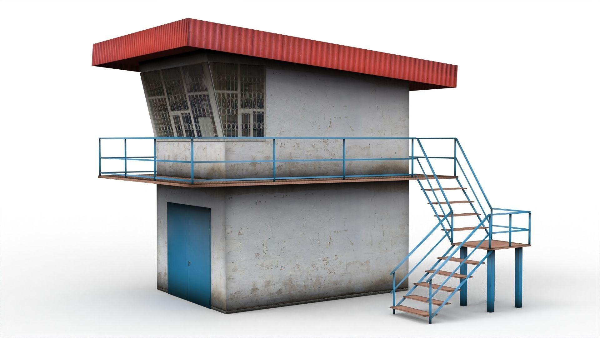 3D model Police post VR / AR / low-poly | CGTrader