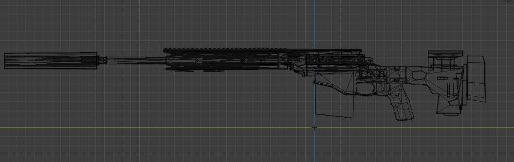 3D model Remington Modular Sniper Rifle MSR VR / AR / low-poly | CGTrader