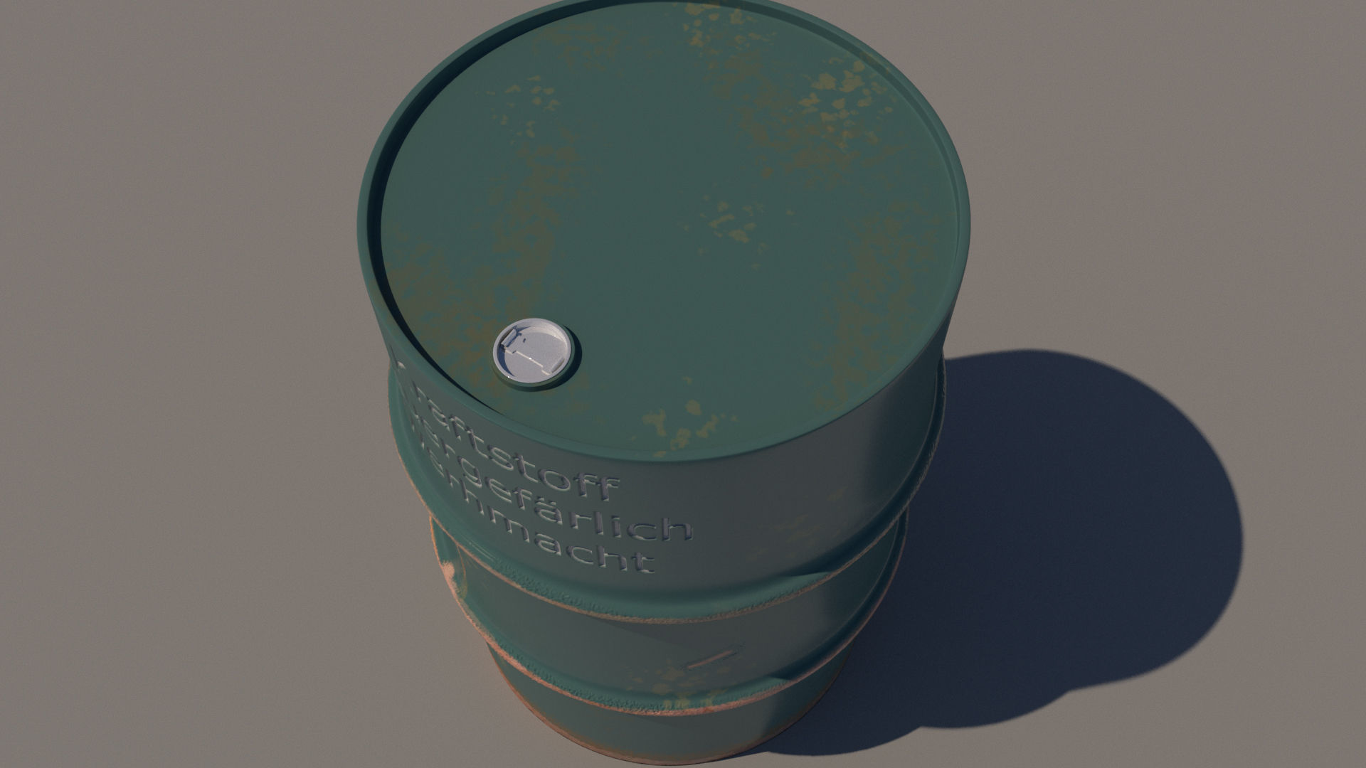 German WW2 Oil Barrel 3D model | CGTrader