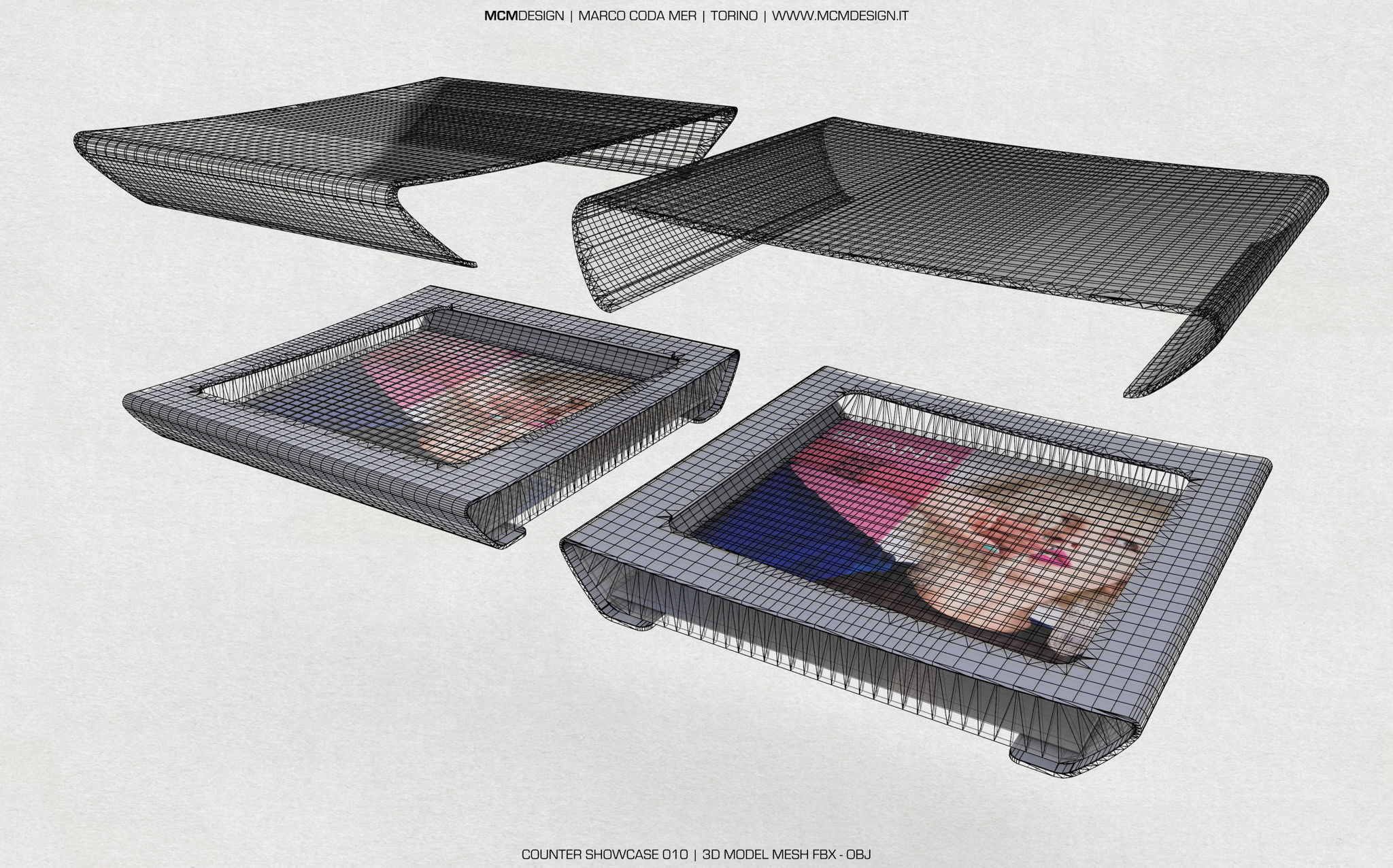 POSM Acrilyc Cashtray Display free 3D model 3D printable | CGTrader