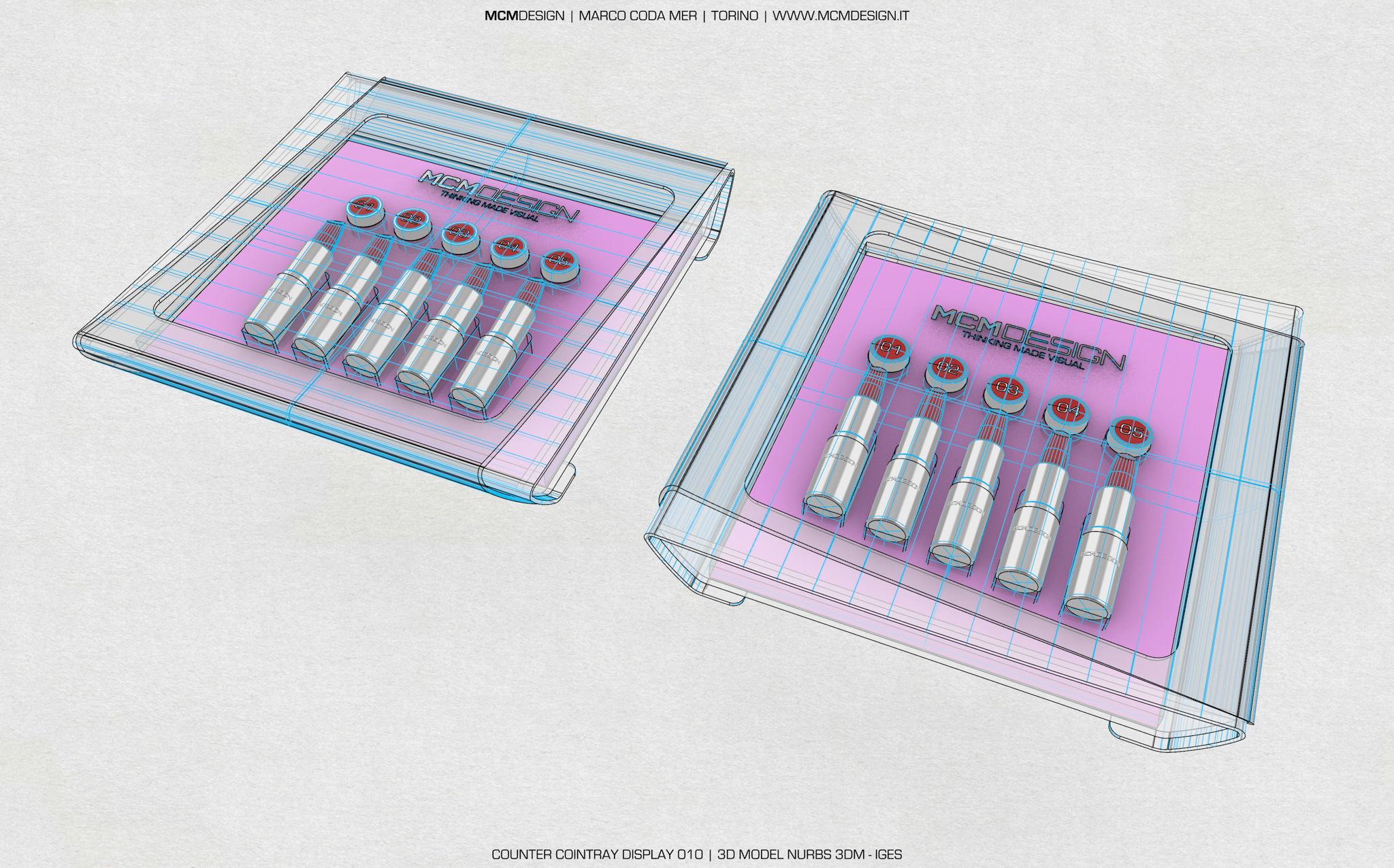 POSM Acrilyc Cashtray Display free 3D model 3D printable | CGTrader