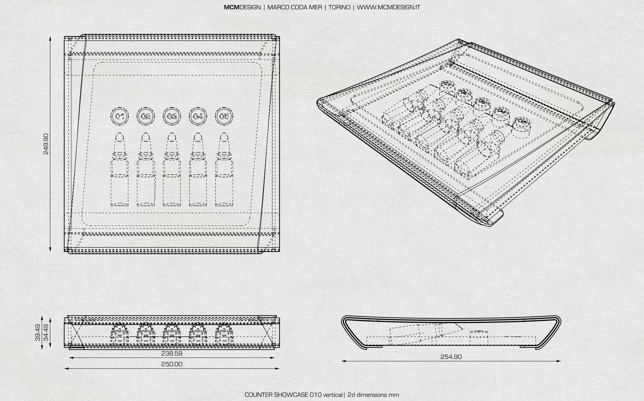 POSM Acrilyc Cashtray Display free 3D model 3D printable | CGTrader