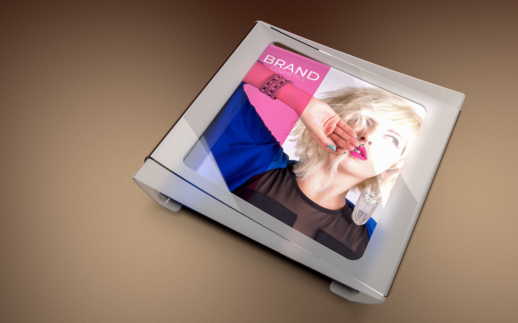 POSM Acrilyc Cashtray Display free 3D model 3D printable | CGTrader