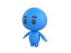 Character074 Blue Guy 3D model | CGTrader