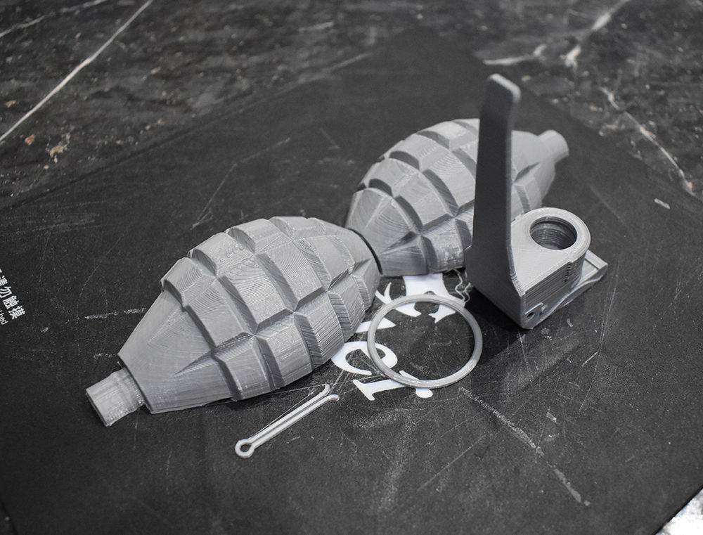 Grenade for Print 3D model 3D printable | CGTrader