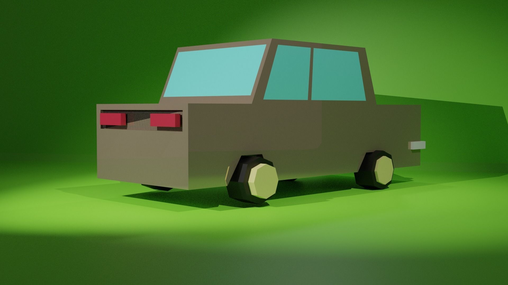 3D model hiper lowpoly car VR / AR / low-poly | CGTrader