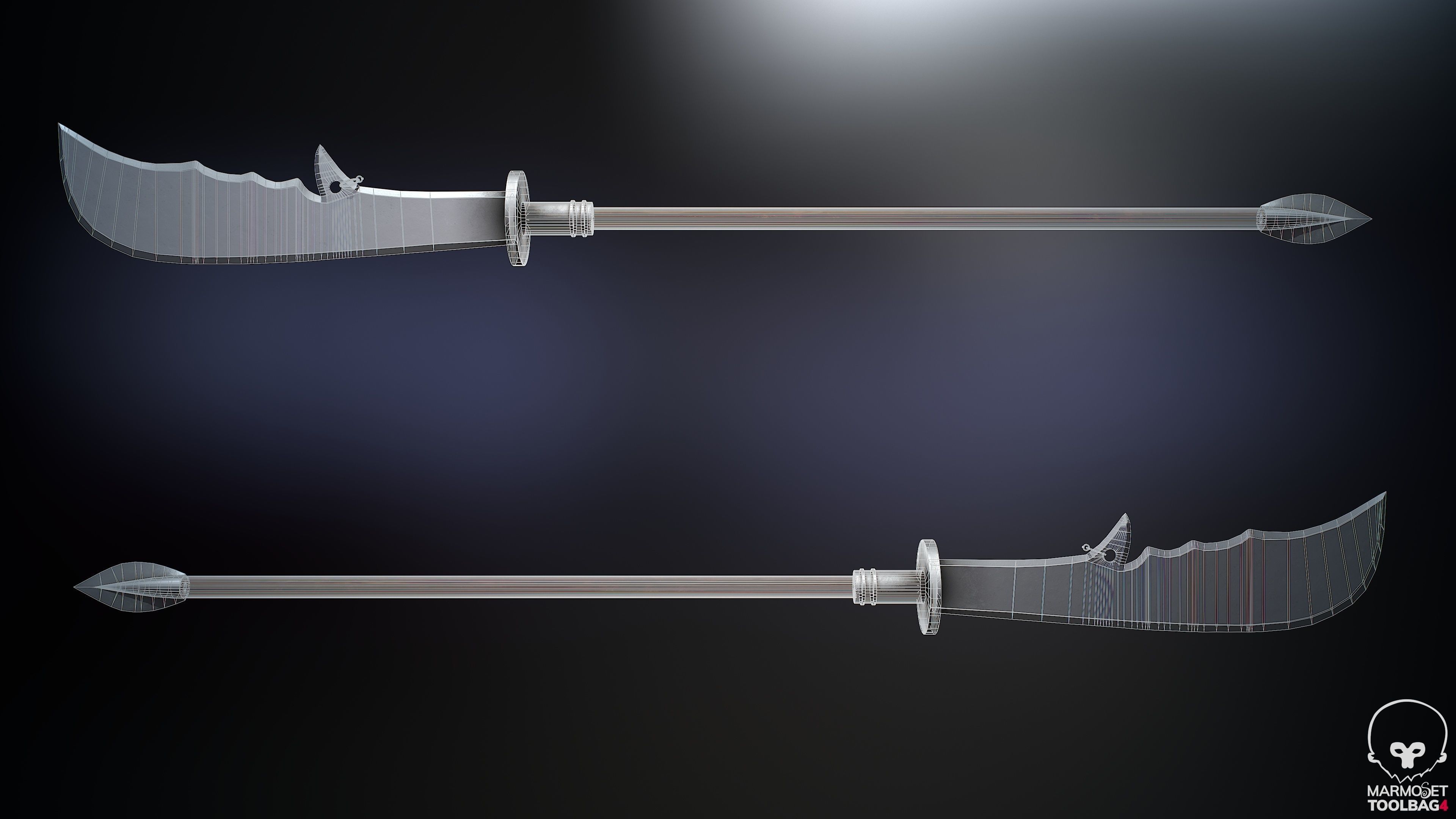3D model Chinese Long Battle Saber VR / AR / low-poly | CGTrader