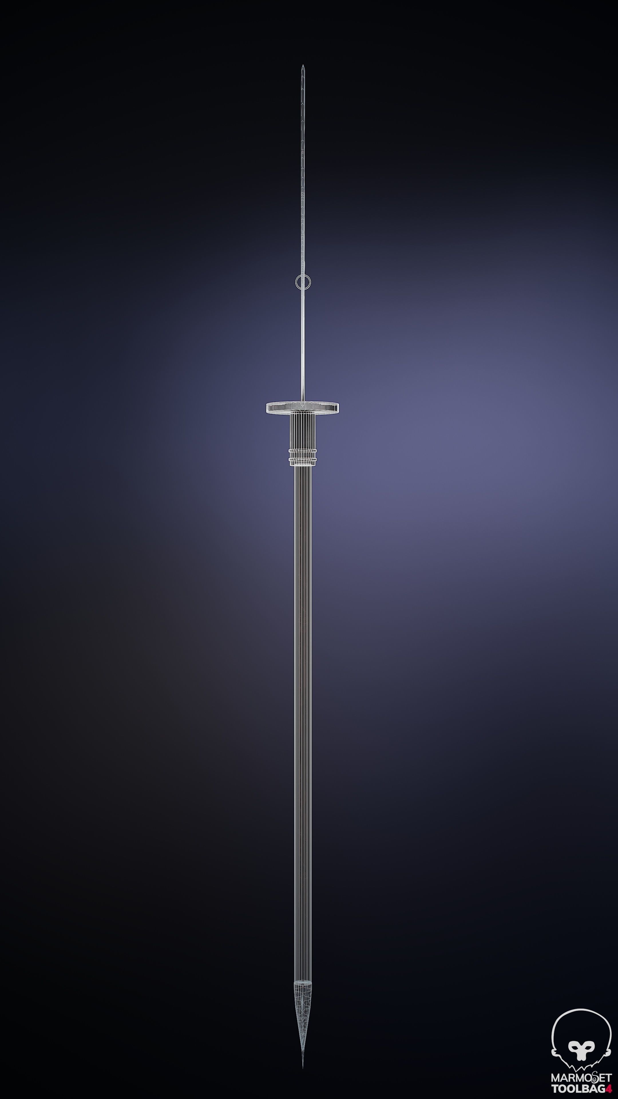 3D model Chinese Long Battle Saber VR / AR / low-poly | CGTrader